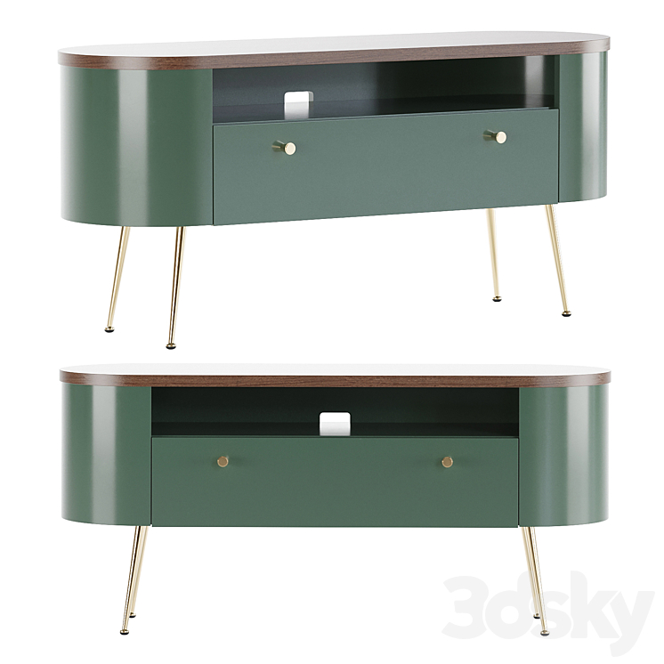 Torborg TV stand Loft-Concept - Sideboard & Chest of drawer - 3D model