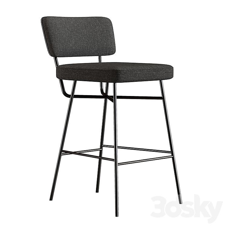 Bar stool arflex orfeo - Chair - 3D model