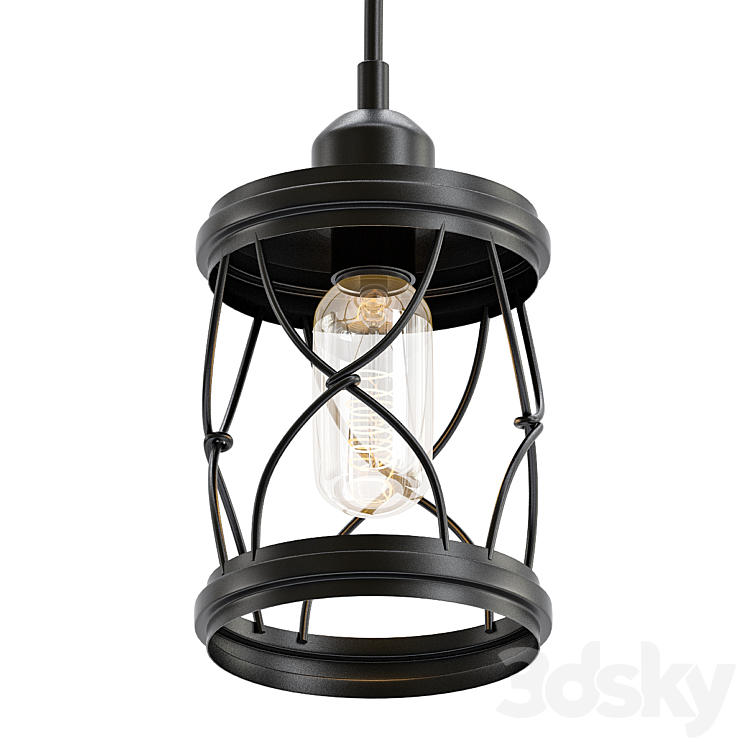 Mini cage - Pendant light - 3D model
