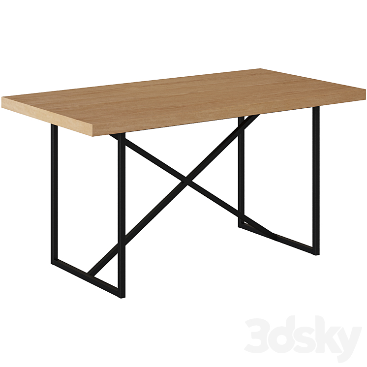 Crossway dining table - Table - 3D model