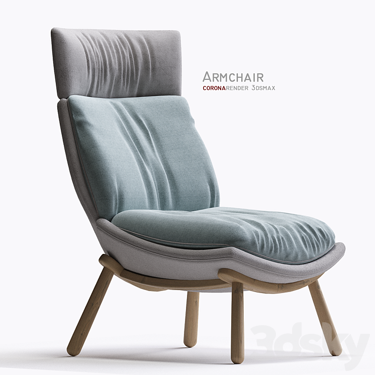 Armchair - Arm chair - 3D model