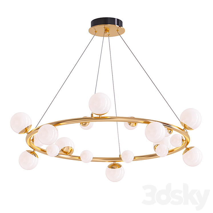 CHOSE BIG ROUND - Pendant light - 3D model