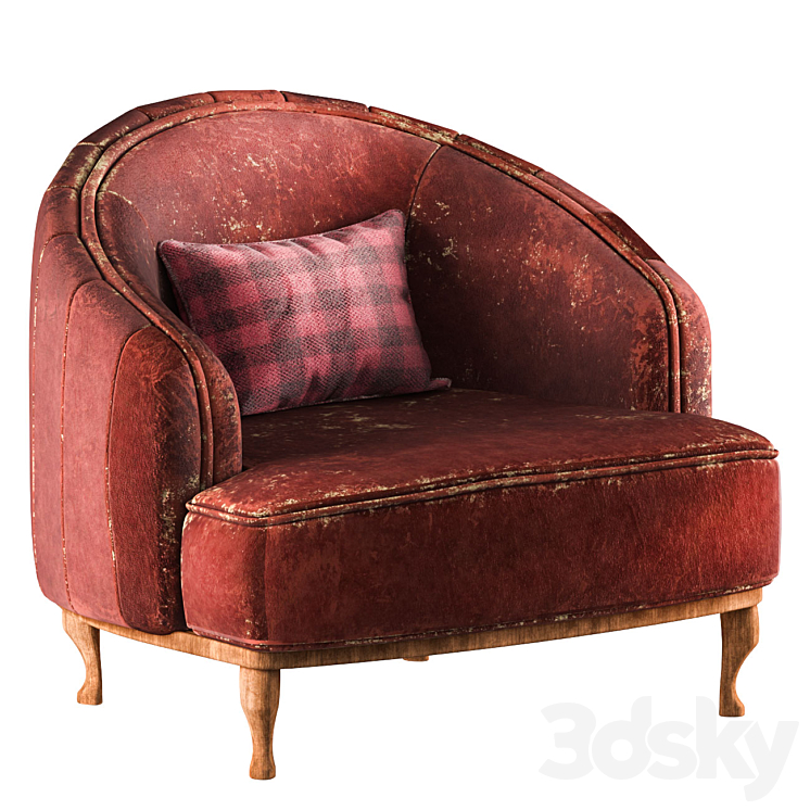 Amori armchaire - Arm chair - 3D model