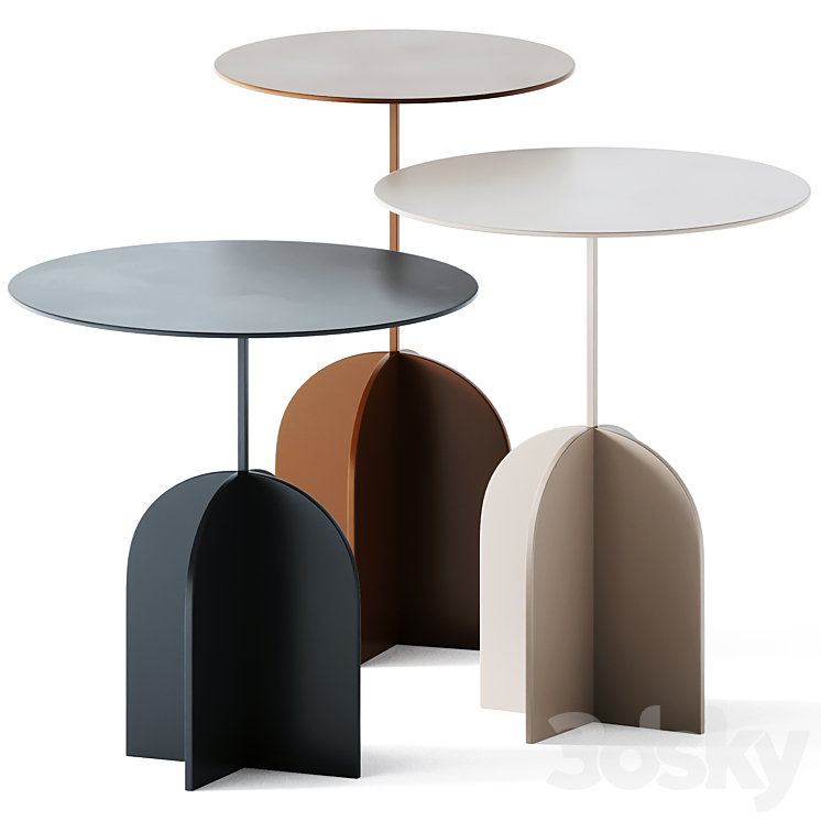 Side Table Nicola by De Castelli - Table - 3D model