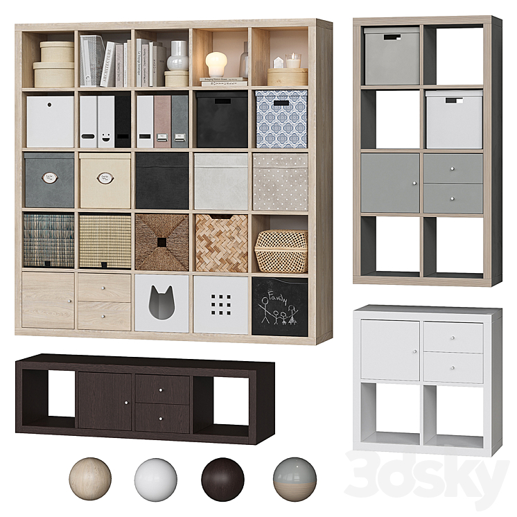 IKEA Rack KALLAX Rack 3D model