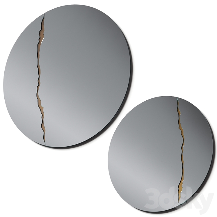 Reflex Impact Wall Mirrors - Mirror - 3D model
