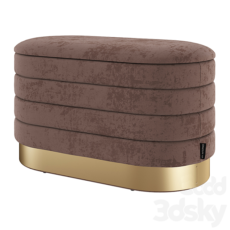Dallas bench - Other soft seating - 3D model