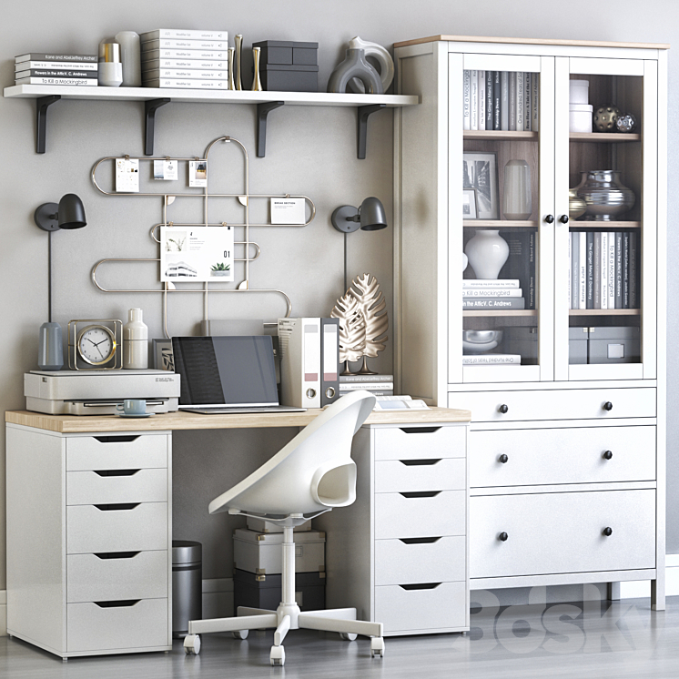 IKEA office workplace 127 - Office furniture - 3D model