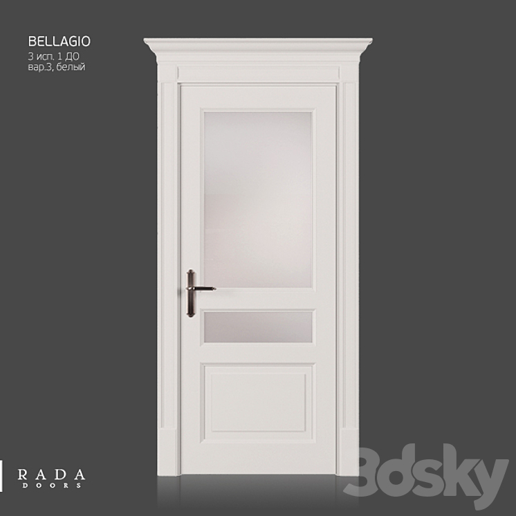 Bellagio Model 3 ISP. 1 DO from Rada Doors - Doors - 3D model