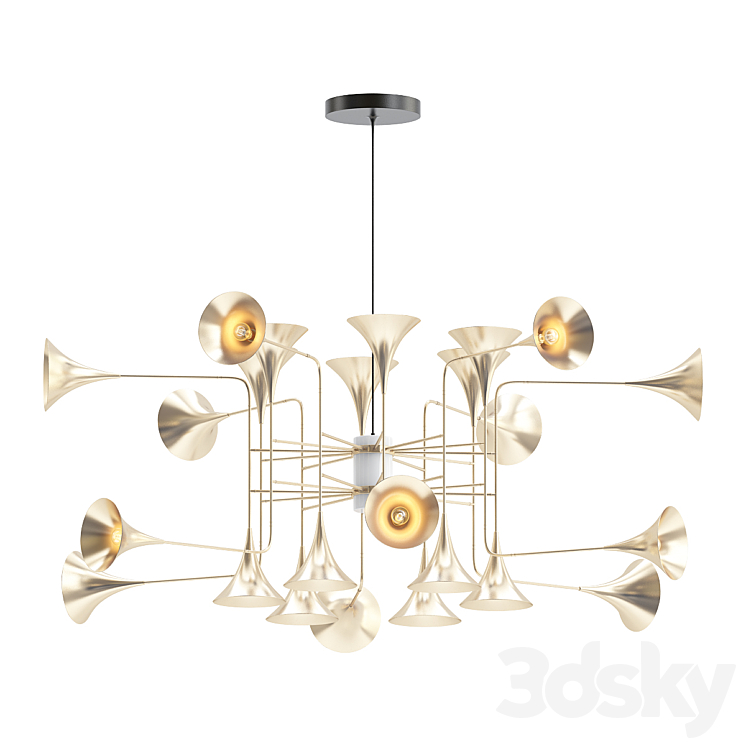 Trumpet - Pendant light - 3D model