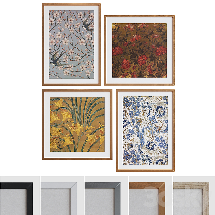 Picture Frame Set 105 - Frame - 3D model