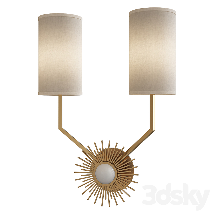 Hudson valley borland wall sconce - Wall light - 3D model