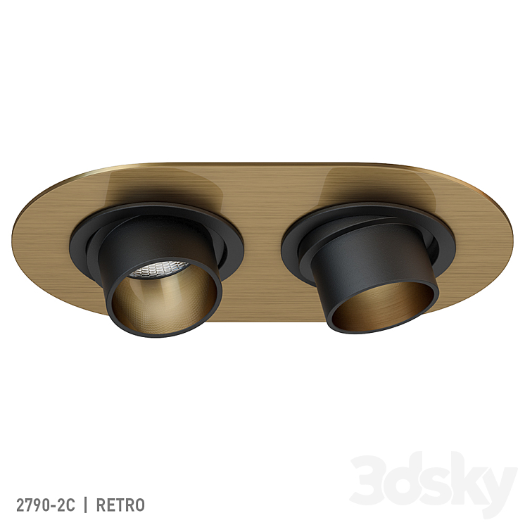 Favorite 2790-2C - Spot light - 3D model