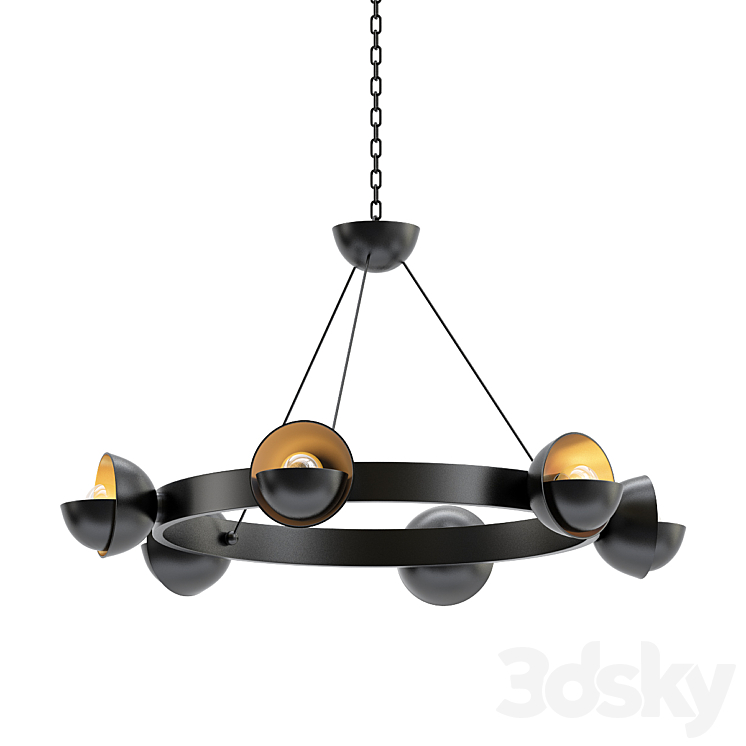 Troy sunset - Pendant light - 3D model