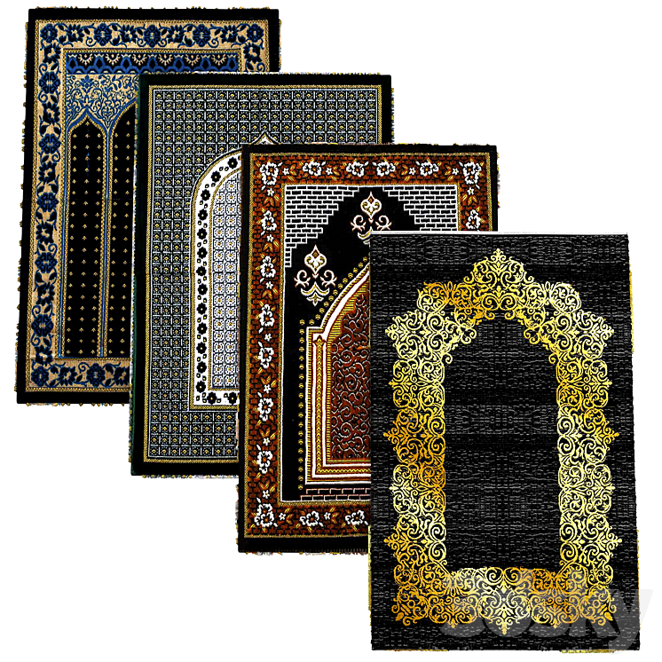 Prayer Rugs - Carpets - 3D model