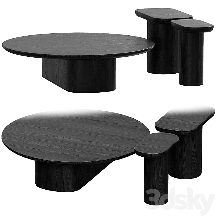 Porto Center Table by RAIN - Table - 3D model