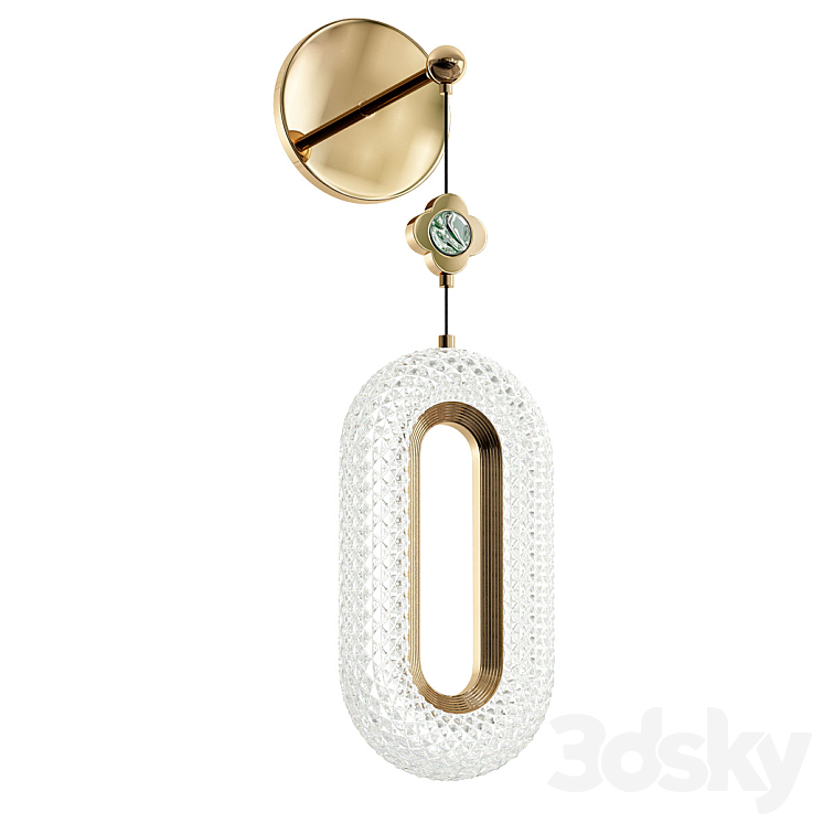 laura wall c - Wall light - 3D model