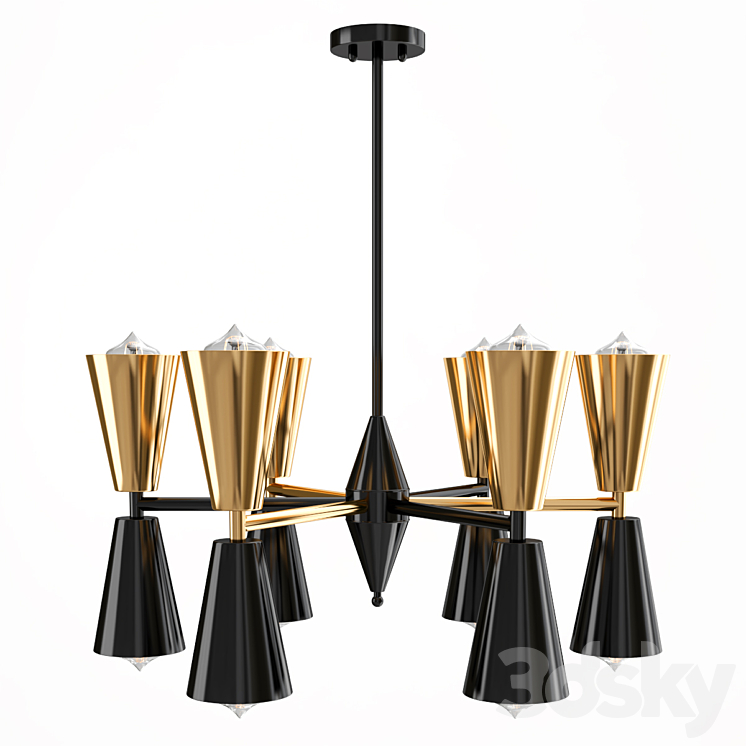 BARBELL - Pendant light - 3D model