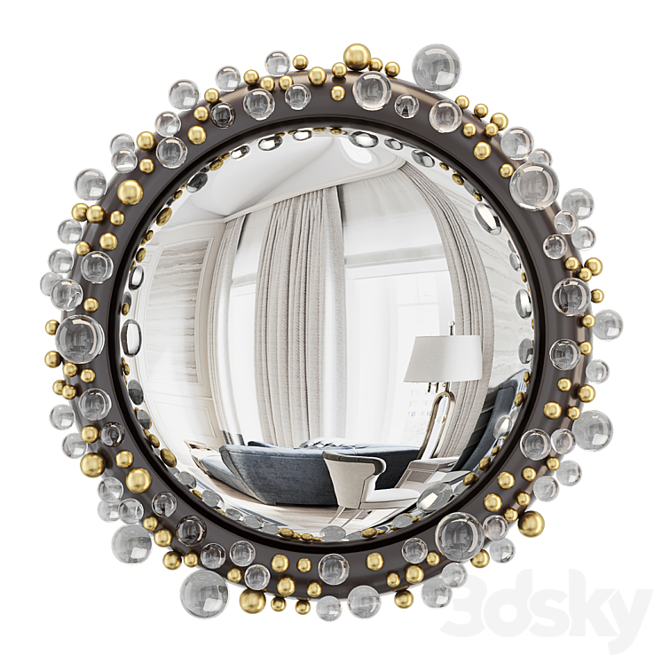 Ralph Pucci Herve Van der StraetenMiroir Fizzy 485 - Mirror - 3D model