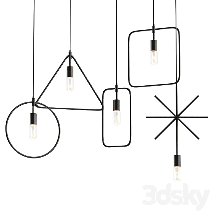 Structure - Pendant light - 3D model