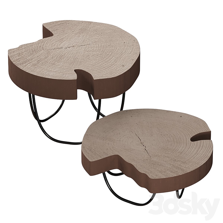 Slab coffee tables - Table - 3D model