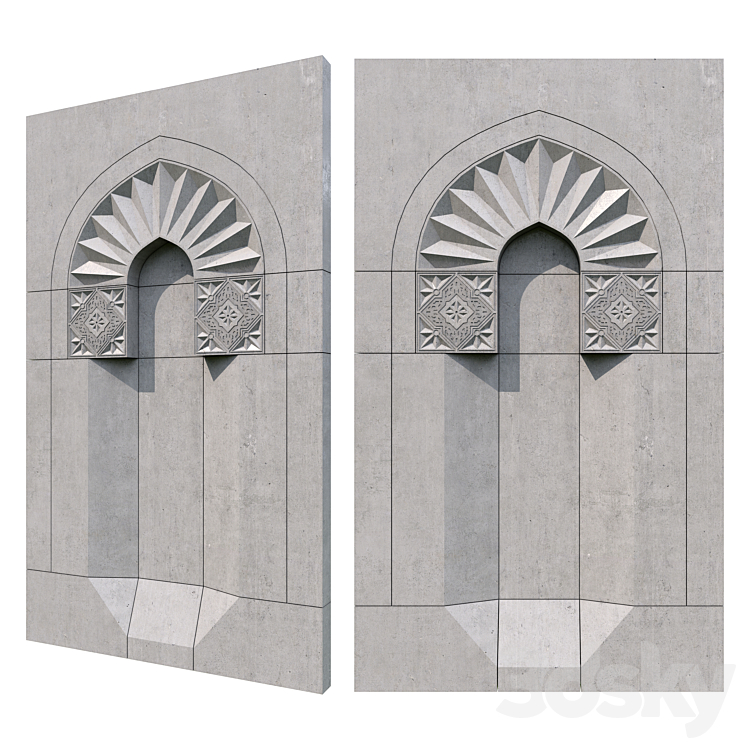 Islamic Arch Carved - Other decorative objects - 3D model