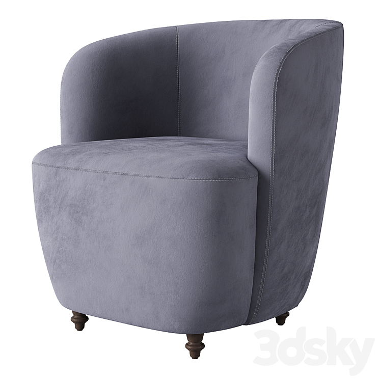 London Chair - Arm chair - 3D model