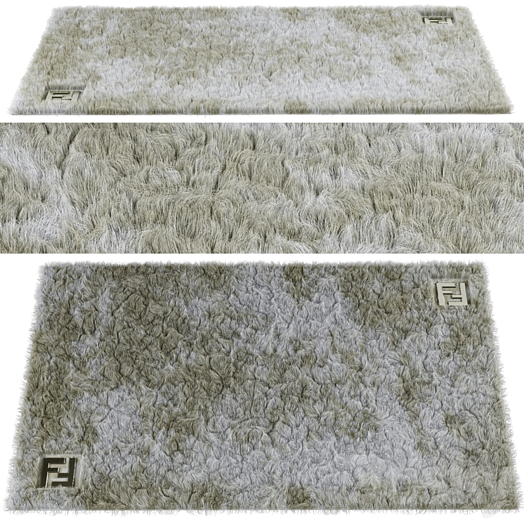FENDI CASA INDIA COLLECTION RUG - Carpets - 3D model