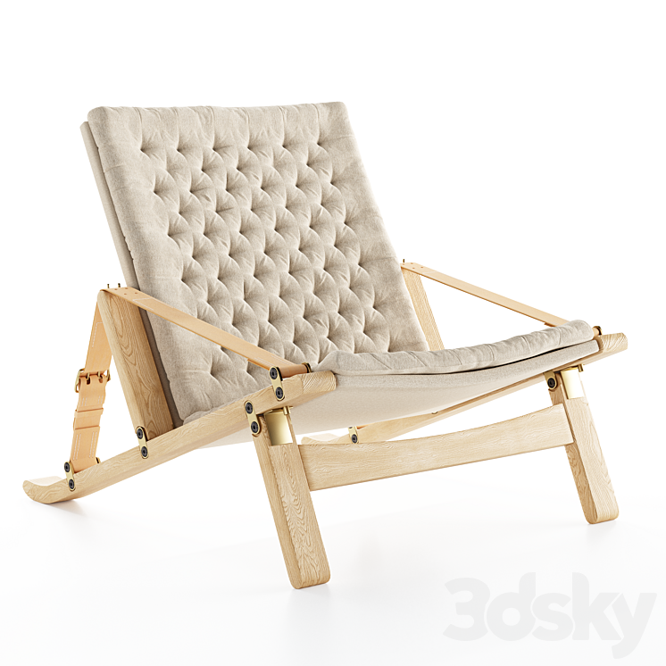FK11 plico chair by Carl Hansen & Son - Arm chair - 3D model