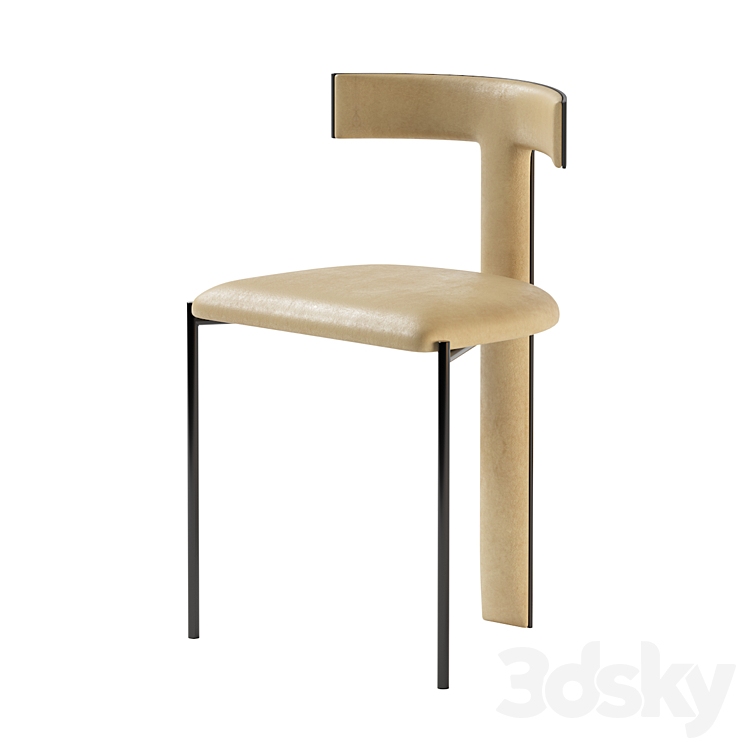 ZEFIR Chair by Baxter - Chair - 3D model