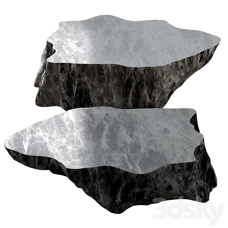 Stone coffee tables - Table - 3D model