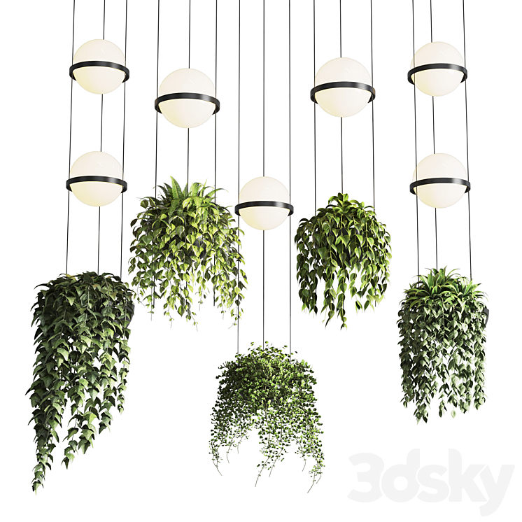 Vibia palma pendent lamp - pot light pendant - plant light hanging 04 ...