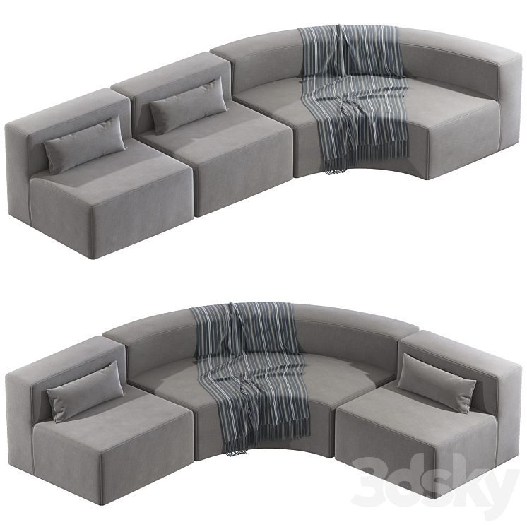 Gus_Mix_Modular - Sofa - 3D model