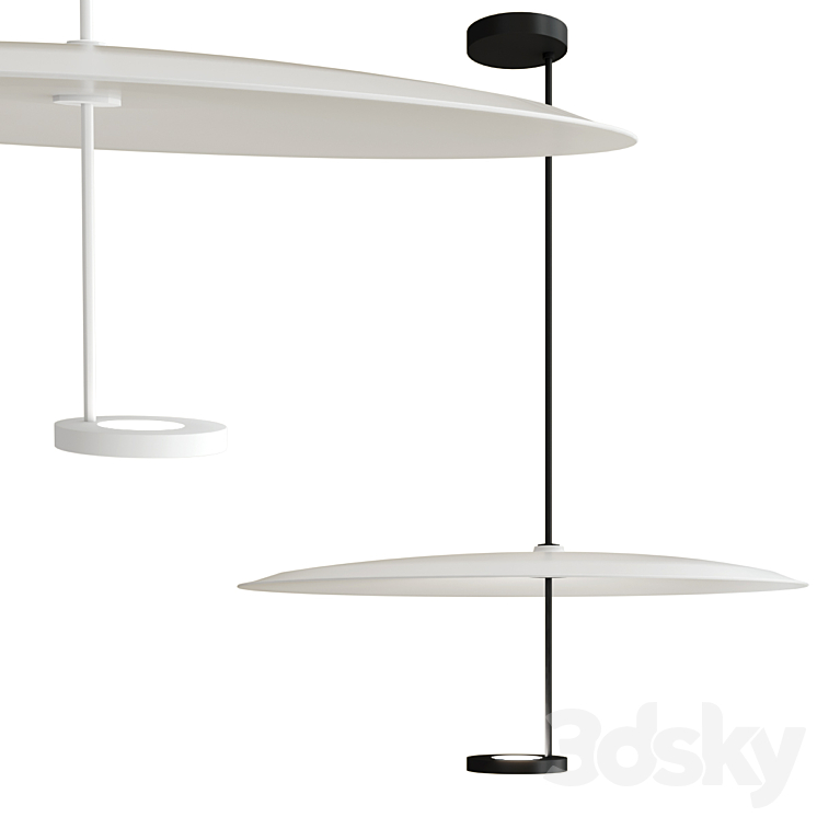 Radar Ceiling Suspended - Pendant light - 3D model