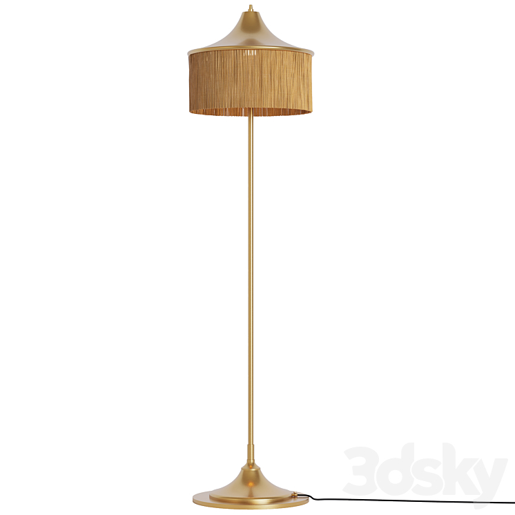 Lo fringe floor lamp, art. 28444 by Pikartlights - Floor lamp - 3D model