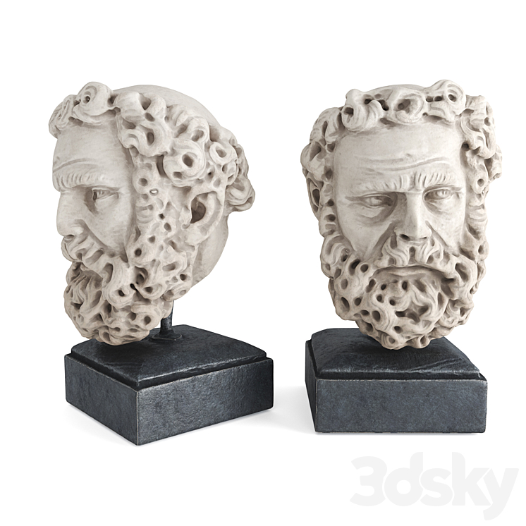 head of philosopher sculpture - Sculpture - 3D model