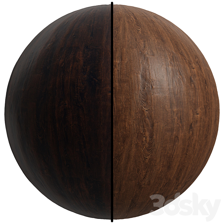 FB277 Super-embossed MDF - synchronize | 2 mat | PBR - Wood - 3D model