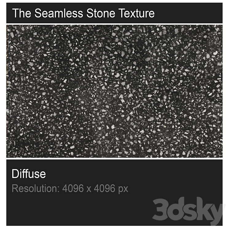 The Seamless Stone Texture - Stone - 3D model