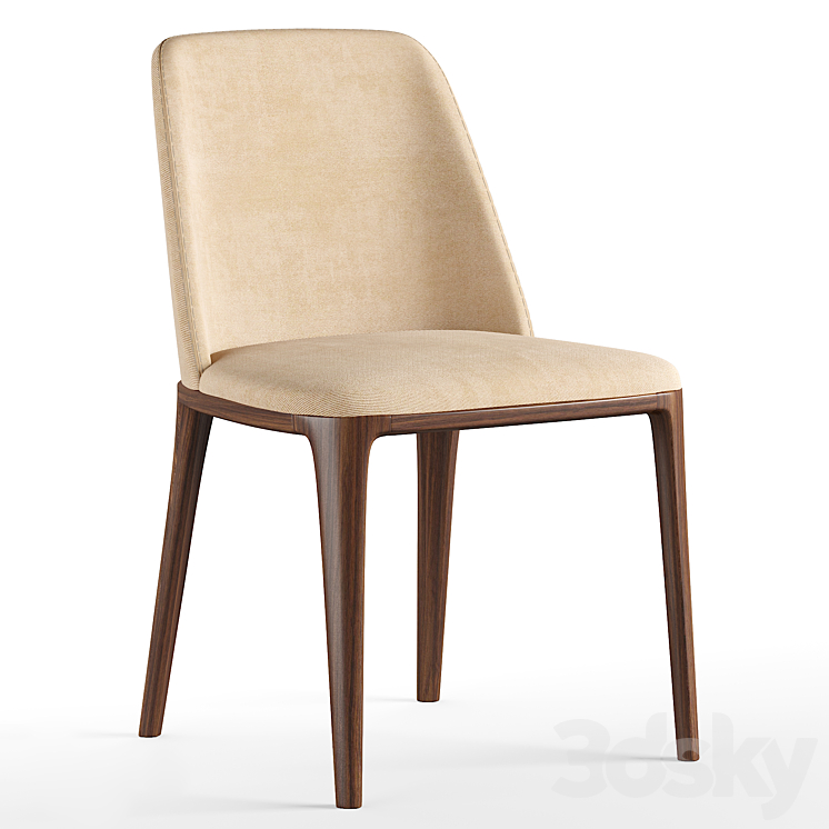Poliform grace chair - Chair - 3D model