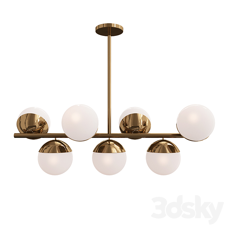 Yearby Unique Globe Chandelier - Pendant light - 3D model