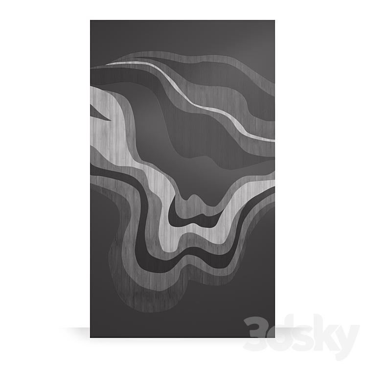FIFTYFOURMS Wall panels Majlis - Other decorative objects - 3D model