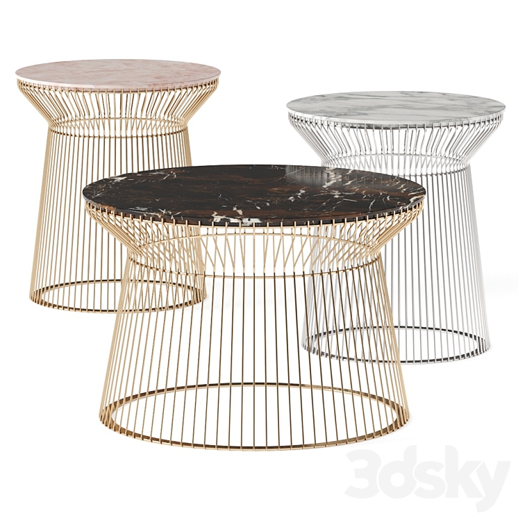 Roberto Cavalli Wire Side Tables - Table - 3D model