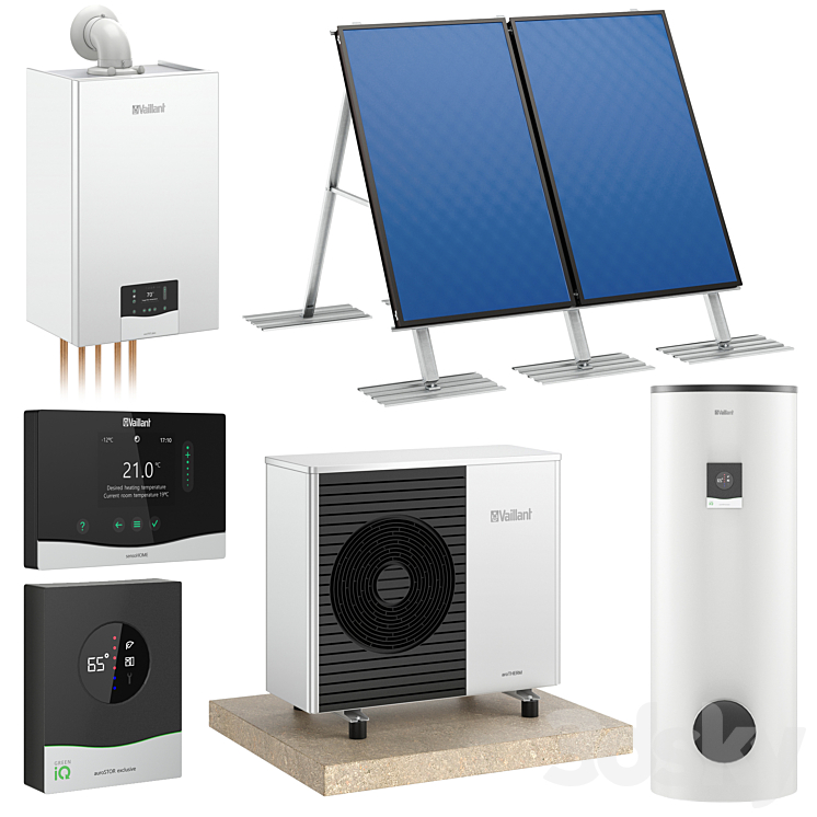 Vaillant home heating kit - Miscellaneous - 3D model