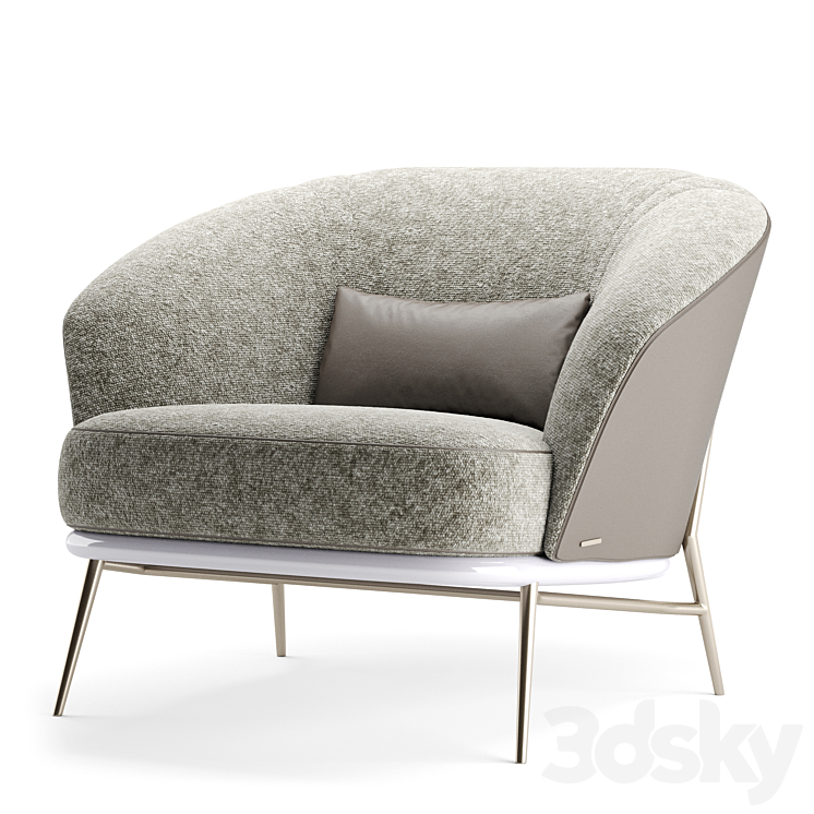 Armchair Bluemine (Visionnaire) - Arm chair - 3D model