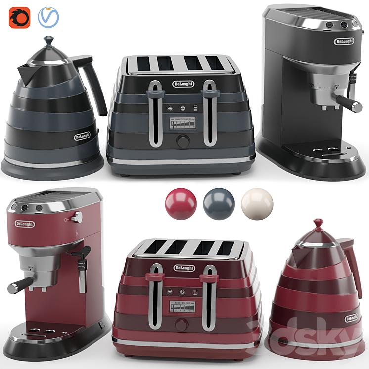 DELONGHI kitchen appliances - Kitchen appliance - 3D model