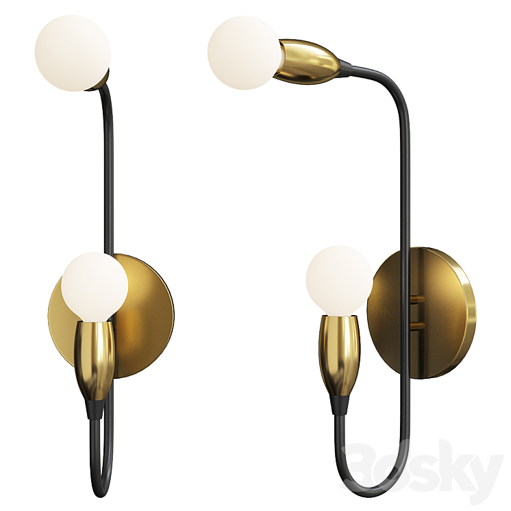 Mitzi dakota sconce - Wall light - 3D model