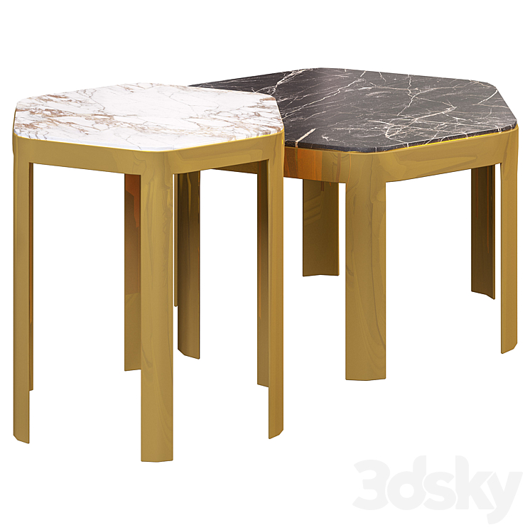 Panorama coffee table by bonaldo - Table - 3D model