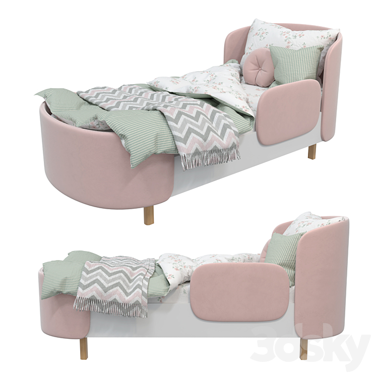 Twiggy Askona baby bed - Bed - 3D model
