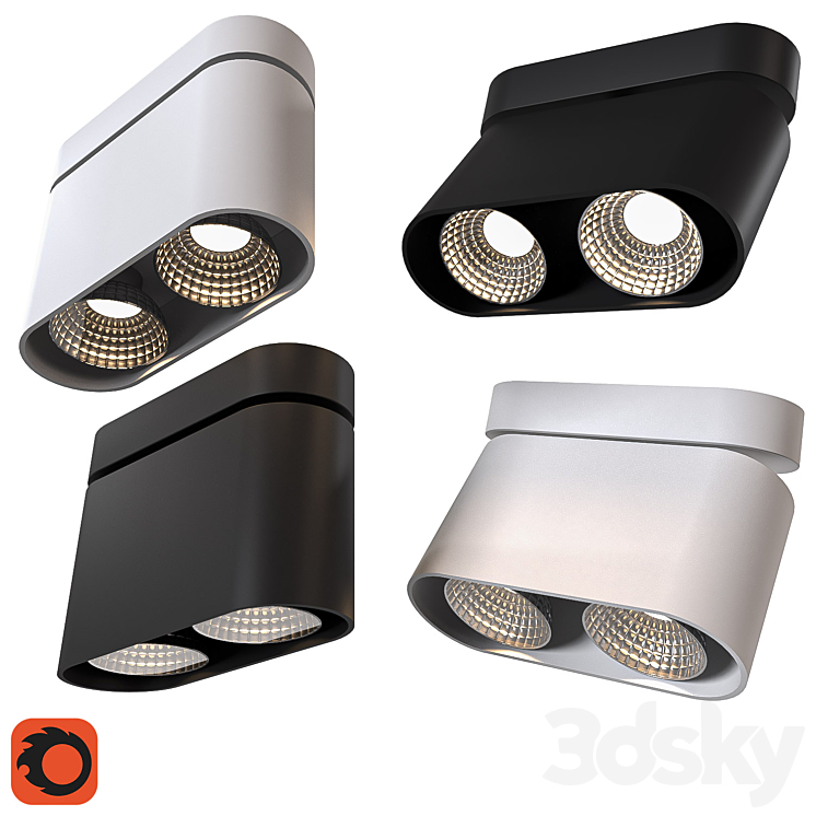 ZUMA LINE RONDIA 2 ACGU10 147\146 - Technical lighting - 3D model