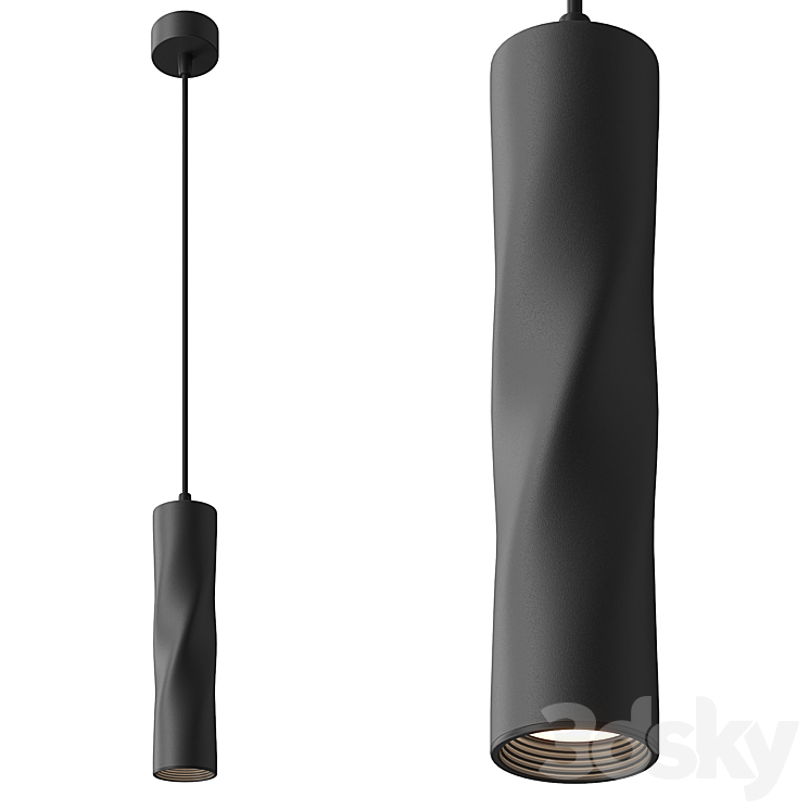 Ceiling lamp Elektrostandard 50136 - Pendant light - 3D model